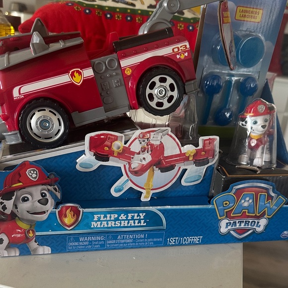 Paw Patrol | Toys | Nib Paw Patrol Red Flip Fly Marshall Vehicle | Poshmark